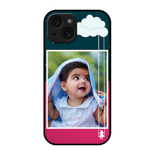 iPhone 15 Custom Glass Phone Case with Photo Printing | Personalized ...