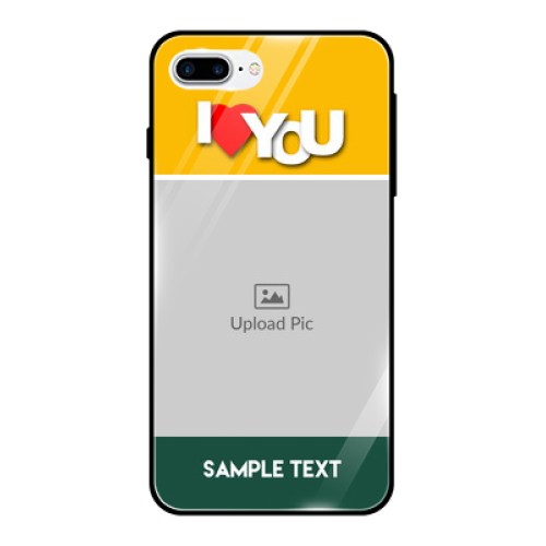 iPhone 8 Plus Custom Glass Phone Case with Photo Printing ...