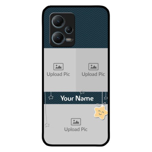 Poco X5 5G Custom Glass Phone Case with Photo Printing | Personalized ...