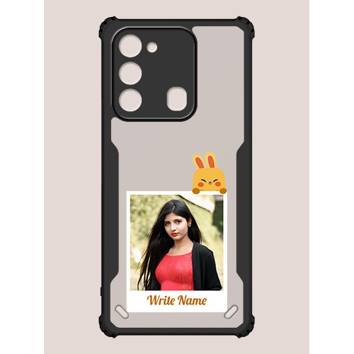 Tecno Spark 8C Custom hybrid Phone Case with Photo Printing ...