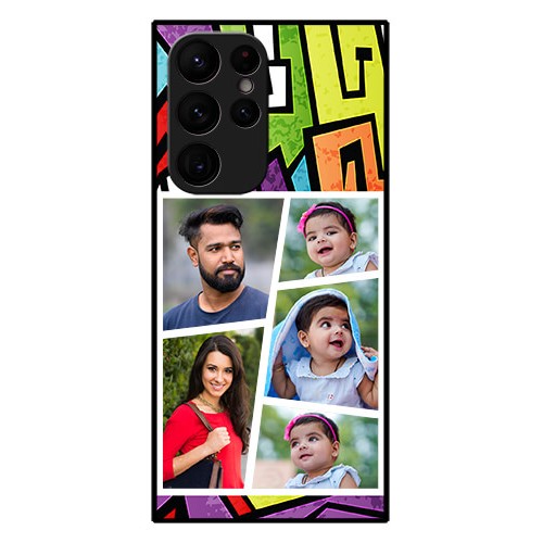 Galaxy S22 Ultra 5G Custom Metal Phone Case with Photo Printing ...