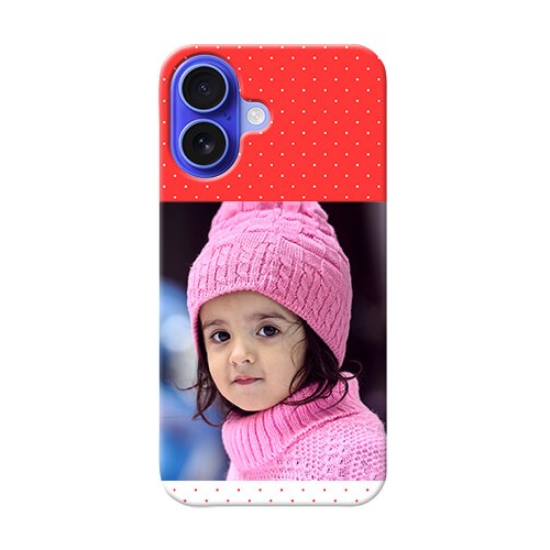 iPhone 16 - Customized Photo Printing on Mobile Back Cover Online