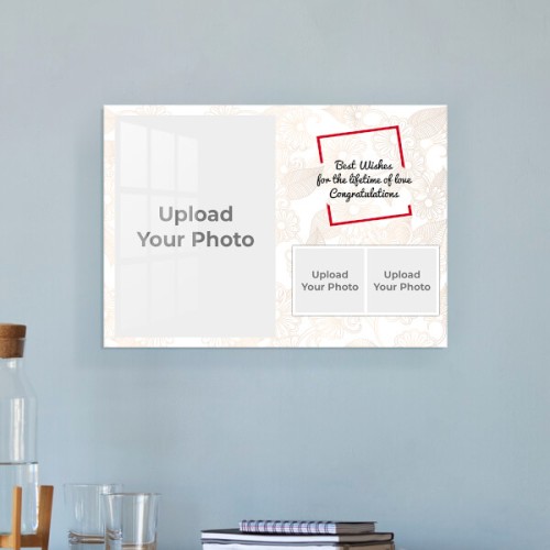 Wedding Moments Design: Landscape Acrylic Photo Frame with Image ...