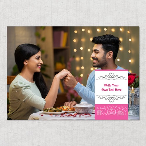 Birthday Special Design: Landscape Acrylic Photo Frame with Image ...