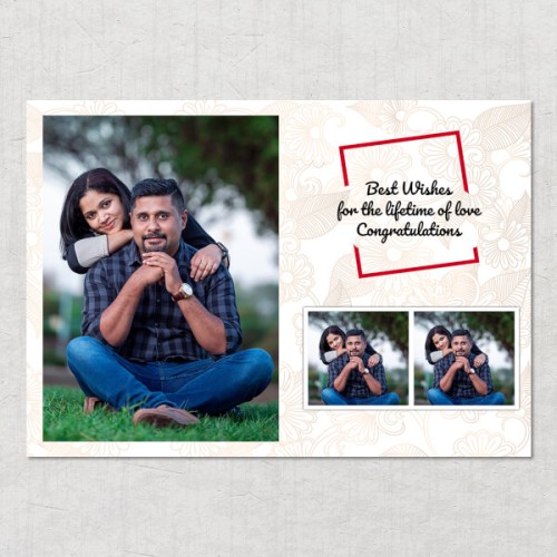Wedding Moments Design: Landscape Acrylic Photo Frame with Image ...