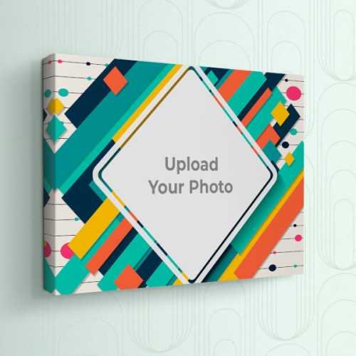 Graphic Abstract Design: Landscape Canvas Photo Frame with Image ...