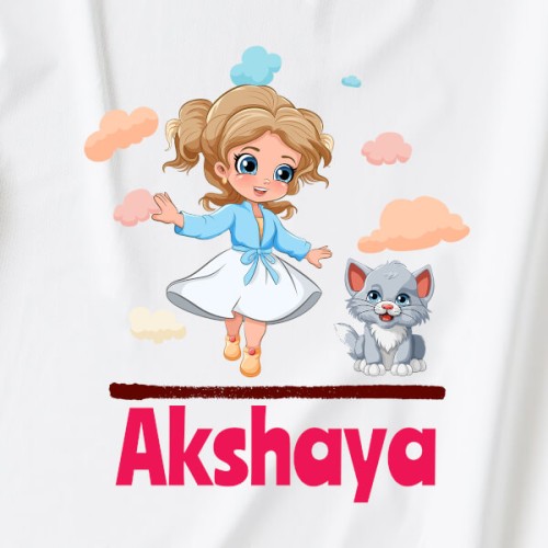 Buy The Cute Baby and The Adorable Kitten General Dungaree Design