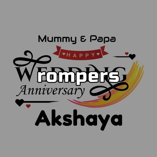 Buy Happy Wedding Anniversary Wishes From The Kid with Hearts Milestone ...