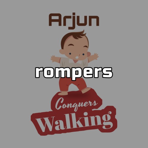 Buy Baby Conquers Walking Milestone Collection Rompers Design