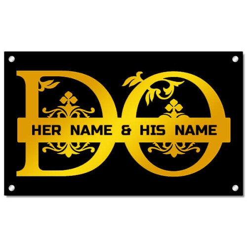 Buy Personalized Vintage Design Sign For Letters DO Couple Premium ...