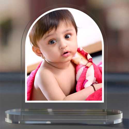 Buy Full Pic Upload Design: Dome Acrylic Dashboard Photo Stand with ...