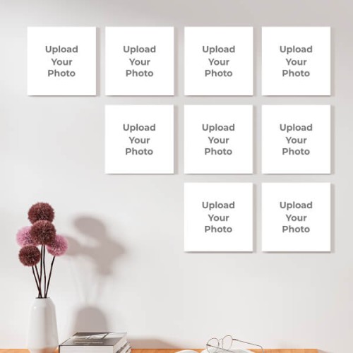 Full Pic Upload Design: Square Mini Photo Collage