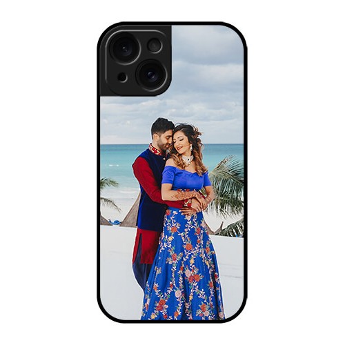 Buy Apple iPhone 15 Custom Glass Phone Case - Upload Full Picture Design