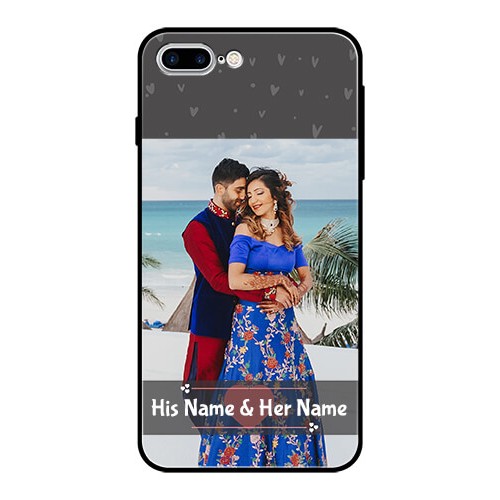 Buy Apple iPhone 8 Plus Custom Glass Mobile Case - Buy Love Design with ...