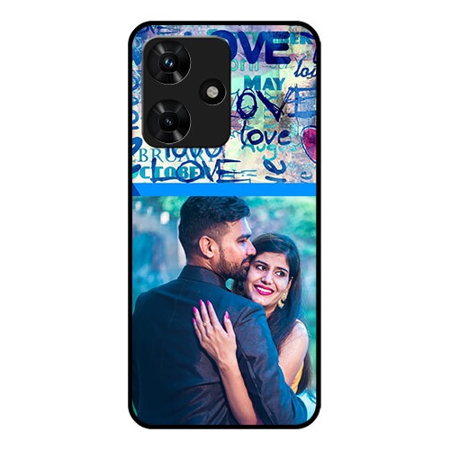 Buy Infinix Hot 30i Custom Glass Mobile Case - Colorful Love Design