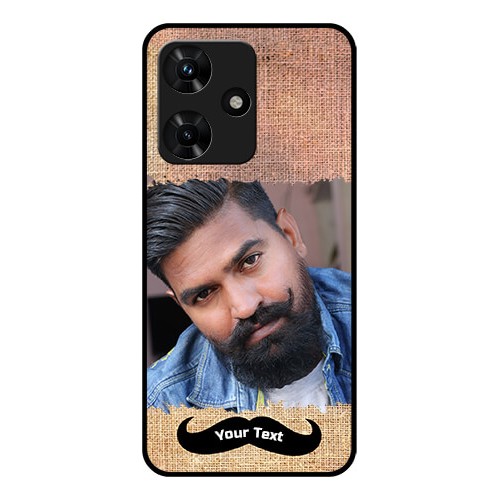 Buy Infinix Hot 30i Personalized Glass Phone Case - with Texture Design