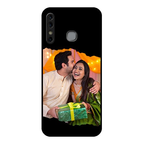 Buy Infinix Hot 8 Custom Glass Phone Case - Tear - Off Design