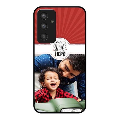 Buy Galaxy A54 5G Photo Printing on Glass Case - My Dad Hero Design