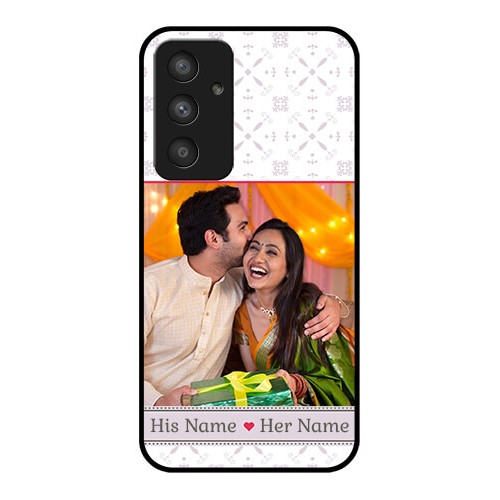 Buy Galaxy A54 5G Custom Glass Mobile Case - with Photo and Ethnic Design