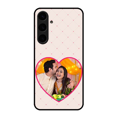 Buy Samsung Galaxy S24 Plus 5G Custom Glass Phone Case - Heart Shape Design