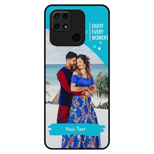 Buy Redmi 10 Custom Glass Mobile Case - Happy Moment Design