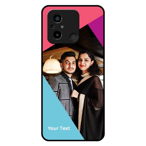 Buy Xiaomi Redmi 12C Custom Glass Mobile Case - Stacked Triple colour ...