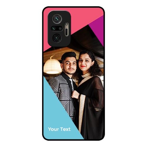 Buy Xiaomi Redmi Note 10 Pro Custom Glass Mobile Case - Stacked Triple ...