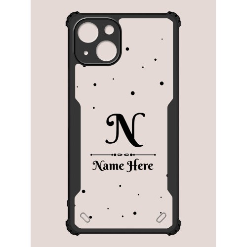 Buy iPhone 13 Custom Hybrid Mobile Phone Case With Polka Dot Themed Design
