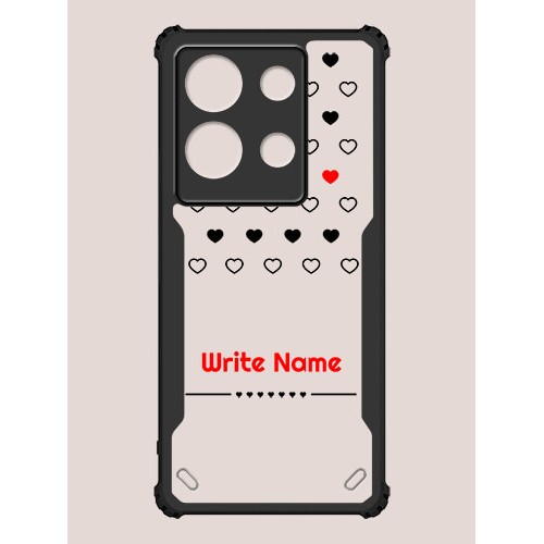 Buy Infinix Note 30 5G Custom Hybrid Mobile Phone Case With Heart ...