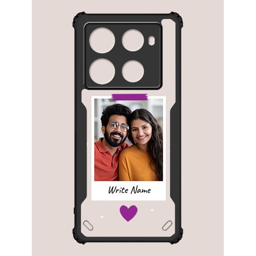 Buy Infinix Note 40 Pro 5G Custom Hybrid Mobile Phone Case With Couple ...