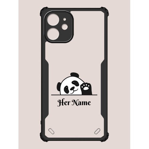 Buy iPhone 12 Mini Custom Hybrid Mobile Phone Case With Cute Baby Panda ...