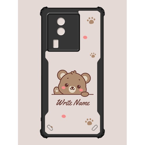 Buy iQOO Neo 7 Pro 5G Custom Hybrid Mobile Phone Case With Cute Bear ...