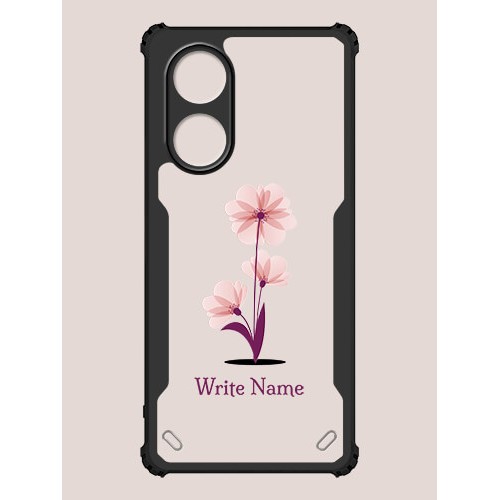 Buy Oppo A78 5G Custom Hybrid Mobile Phone Case With Flower Design