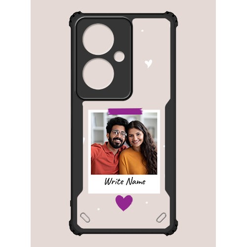 Buy Oppo F25 Pro 5G Custom Hybrid Mobile Phone Case With Couple Themed ...