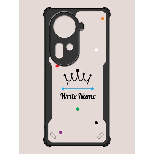 Buy Reno 11 5G Custom Hybrid Mobile Phone Case With The King Design