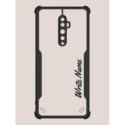 Buy Reno 2F Custom Hybrid Mobile Phone Case With Simple Text Design