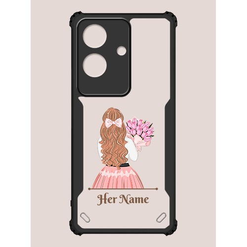 Buy Realme C61 4G Custom Hybrid Mobile Phone Case With Beautiful Woman ...