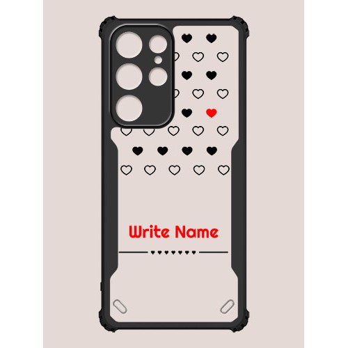 Buy Galaxy S22 Ultra 5G Custom Hybrid Mobile Phone Case With Heart ...