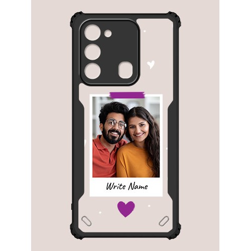 Buy Tecno Spark 8C Custom Hybrid Mobile Phone Case With Couple Themed ...