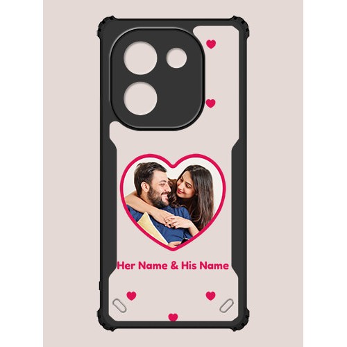 Buy Vivo T3 Pro 5G Custom Hybrid Mobile Phone Case With Floating Hearts ...