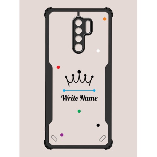 Buy Redmi 9 Prime Custom Hybrid Mobile Phone Case With The King Design