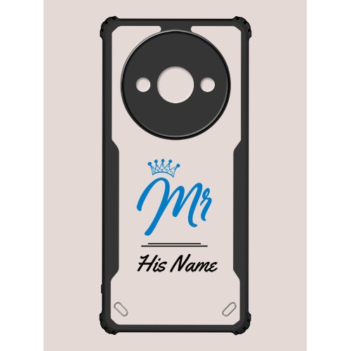 Buy Redmi A3x Custom Hybrid Mobile Phone Case With Mr King Design