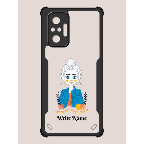 Buy Redmi Note 10 Pro Custom Hybrid Mobile Phone Case With Cute Cartoon ...