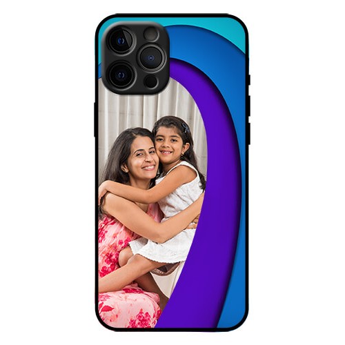 Buy iPhone 12 Pro Max Custom Metal Phone Case - Simple Pattern Design