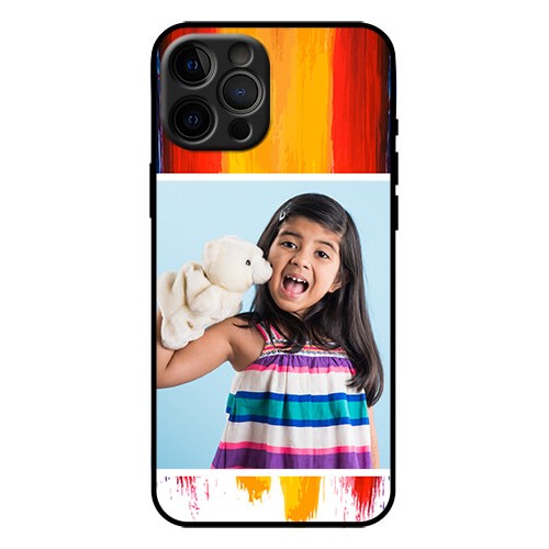 Buy iPhone 12 Pro Max Custom Metal Phone Case - Multi Color Design