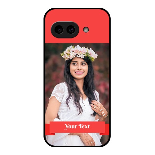 Buy Pixel 9A 5G Custom Metal Phone Case - Simple Red Color Design