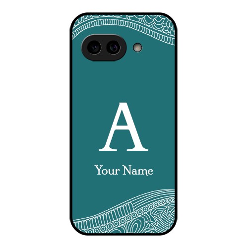 Buy Pixel 9A 5G Custom Metal Phone Case - Line Art Pattern With Custom ...
