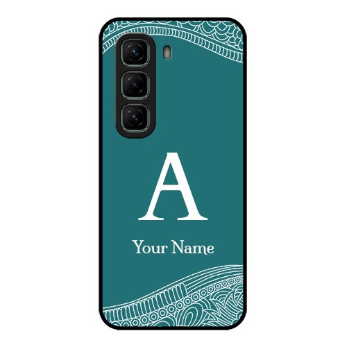 Buy Infinix Hot 50 5G Custom Metal Phone CaseLine Art Pattern With ...