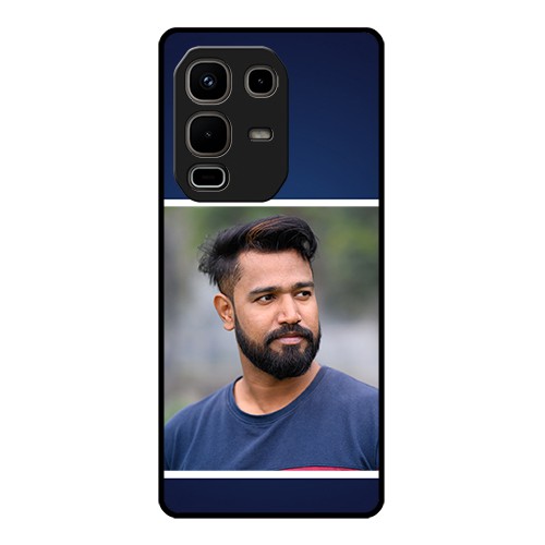 Buy Infinix Note 50s 5G Custom Metal Phone Case - Simple Royal Blue Design