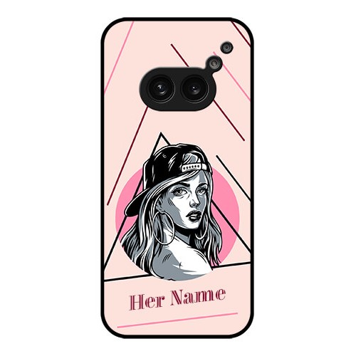 Buy Nothing Phone 2A Custom Metal Phone Case - Rockstar Girl Design